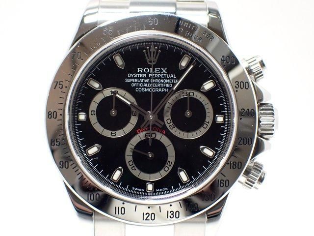 ロレックス デイトナ ブラック 細針 Ref.116520 F番 '04年 正規 ロレックス デイトナ ブラック 細針 Ref.116520 F番 '04年 正規