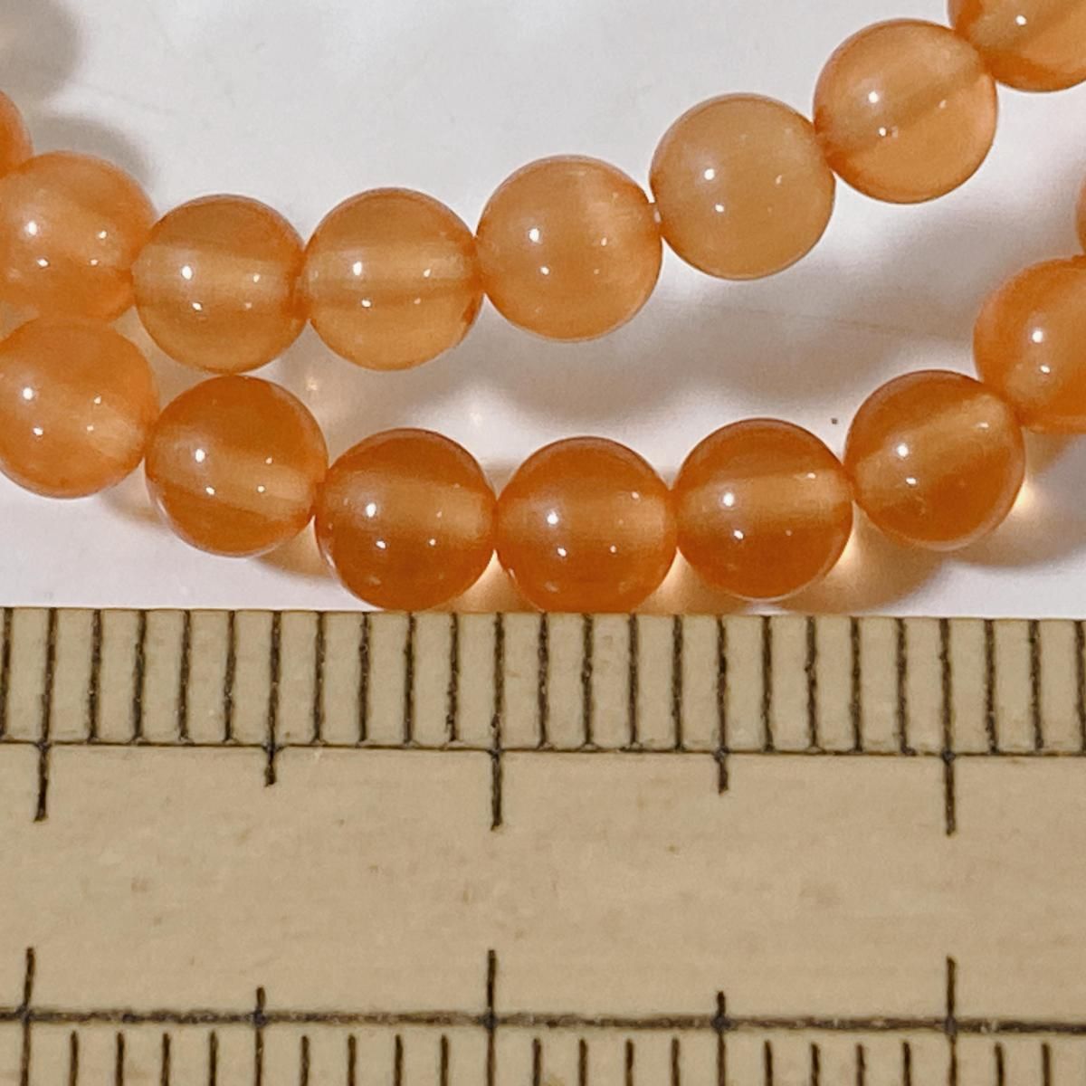 Q120/人工石 キャッツアイ 約4mm1連 - 激安ビーズ｜アトリエ海月