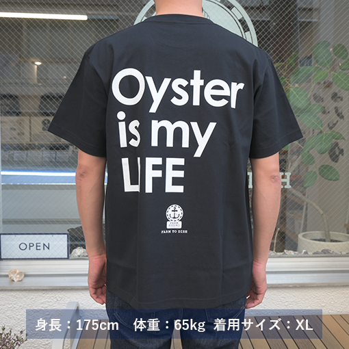 Oyster is my LIFE オリジナルTシャツ - FARM SUZUKI ファーム Oyster is my LIFE オリジナルTシャツ - FARM SUZUKI ファーム