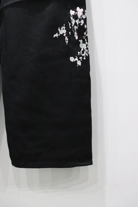 SUGARHILL(シュガーヒル)のSPLATTER DENIM PANTS-BLACK SUGARHILL(シュガーヒル)のSPLATTER DENIM PANTS-BLACK