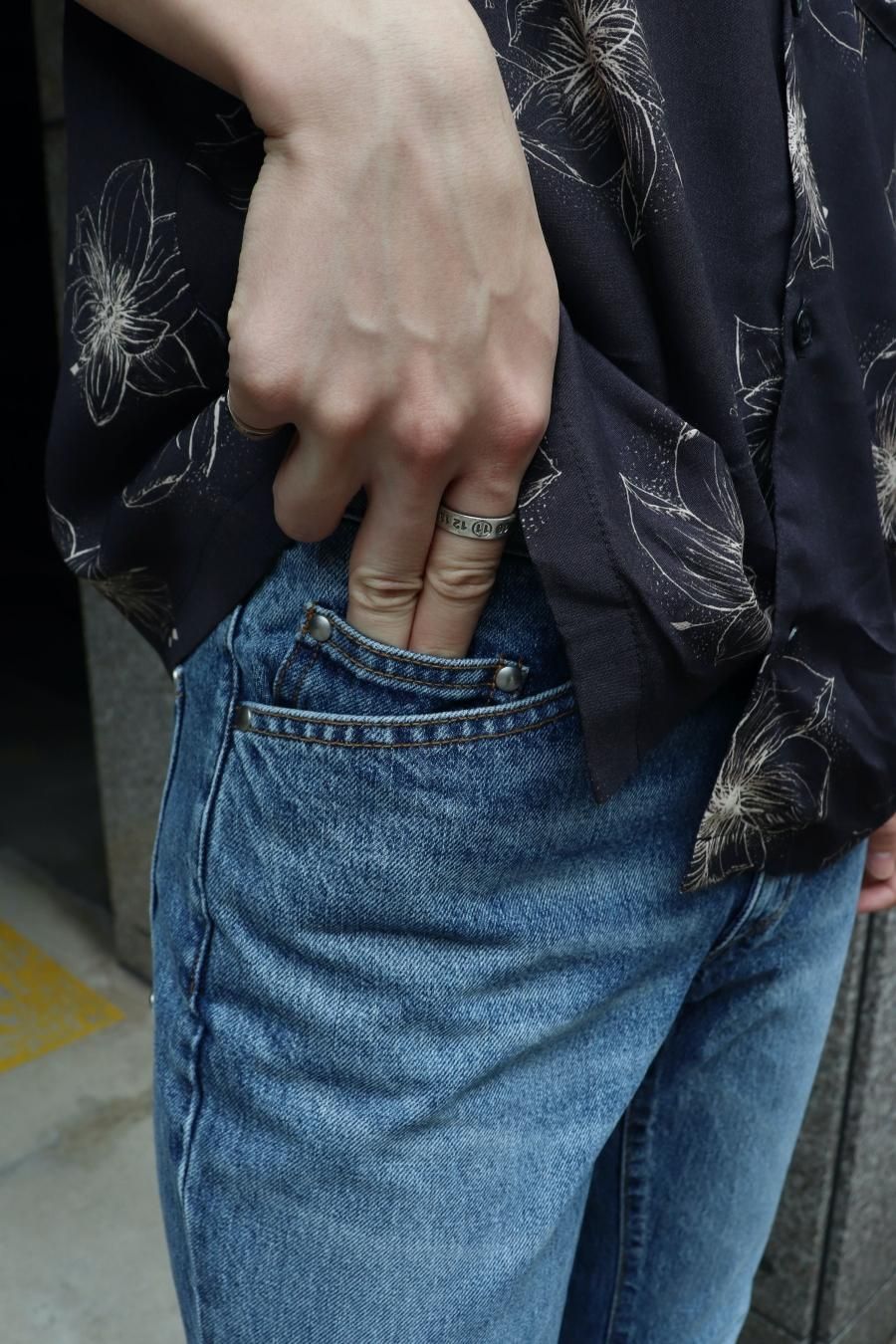 LITTLEBIG(リトルビッグ)のBootcut Denim Bio Bleach Indigo LITTLEBIG(リトルビッグ)のBootcut Denim Bio Bleach Indigo