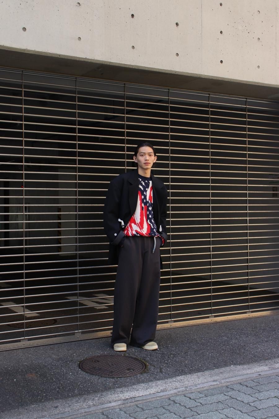 MASU(エムエーエスユー)のBAGGY SWEAT PANTS BLACKの通販 MASU(エムエーエスユー)のBAGGY SWEAT PANTS BLACKの通販