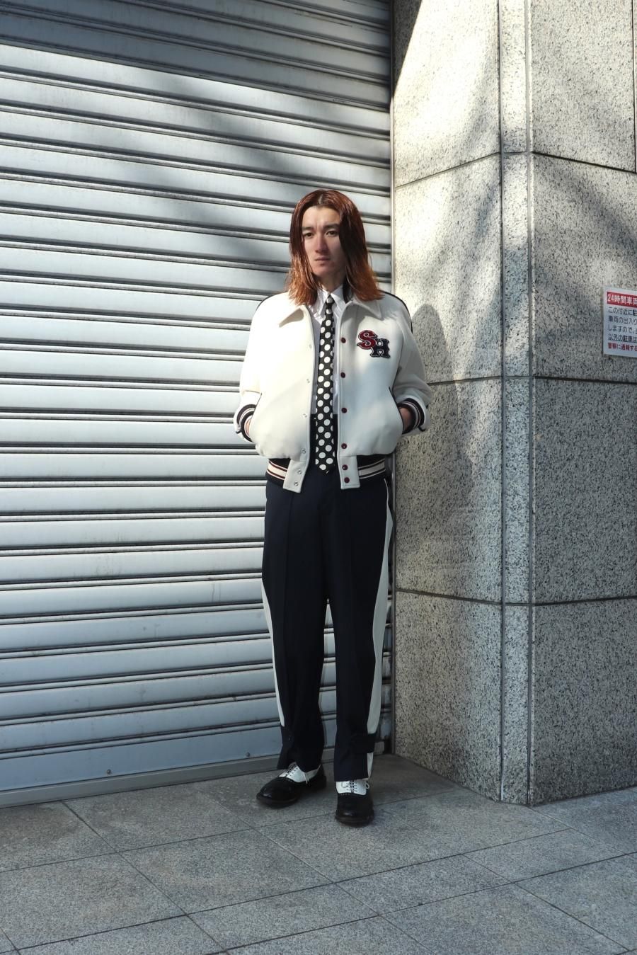 SUGARHILL(シュガーヒル)のMELTON STUDIUM JACKET WHITEの通販 SUGARHILL(シュガーヒル)のMELTON STUDIUM JACKET WHITEの通販