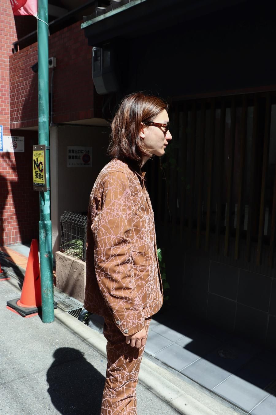 MASU(エムエーエスユー)のFLOCKY WEB COVERALL BROWNの通販 MASU(エムエーエスユー)のFLOCKY WEB COVERALL BROWNの通販