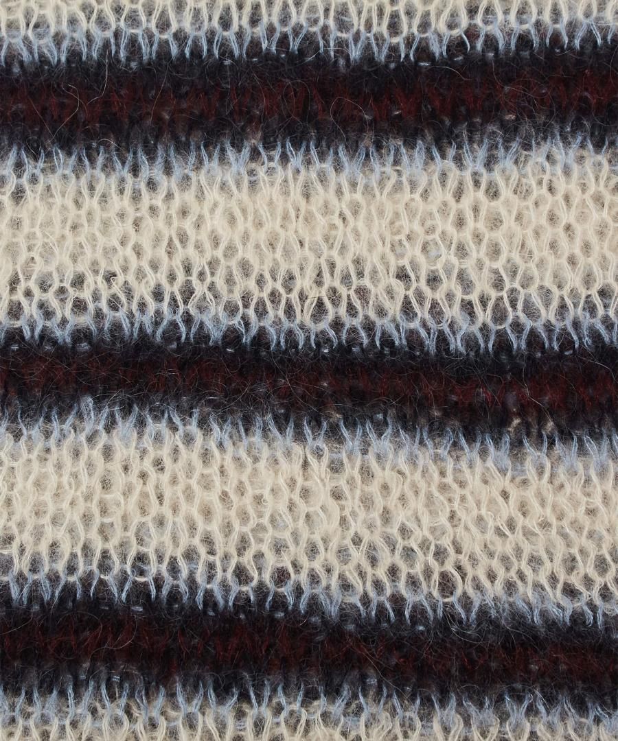 SUGARHILL(シュガーヒル)のMOHAIR STRIPE PULLOVER WINE SUGARHILL(シュガーヒル)のMOHAIR STRIPE PULLOVER WINE