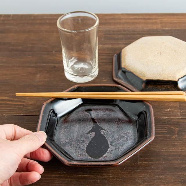 佐久間藤太郎窯 【益子】 黒釉八角茄子皿|FRANK暮らしの道具 佐久間藤太郎窯 【益子】 黒釉八角茄子皿|FRANK暮らしの道具