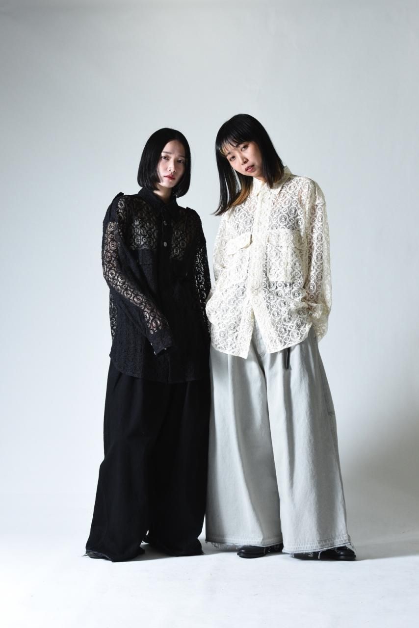 ESSAY GOTHIC DENIM Bleach Black - BISHOOL,Edwina Horl,My ESSAY GOTHIC DENIM Bleach Black - BISHOOL,Edwina Horl,My