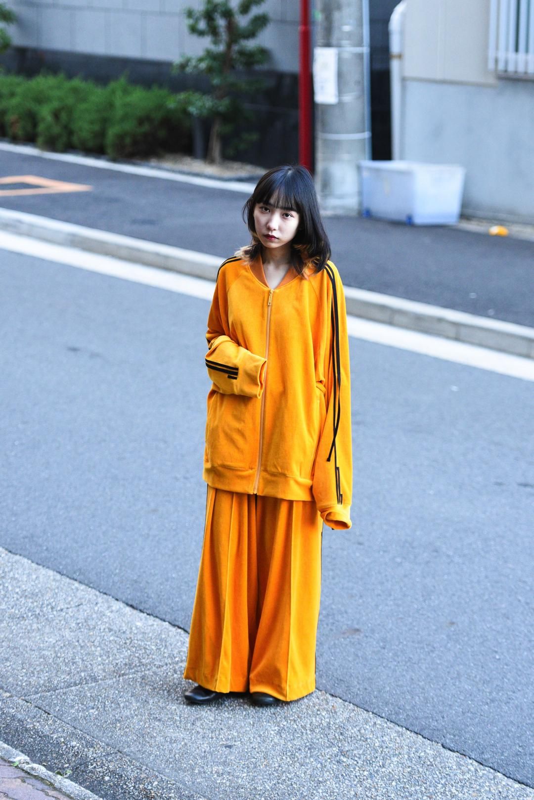 My Beautiful Landlet ベロアMBLジャージー Yellow - BISHOOL My Beautiful Landlet ベロアMBLジャージー Yellow - BISHOOL