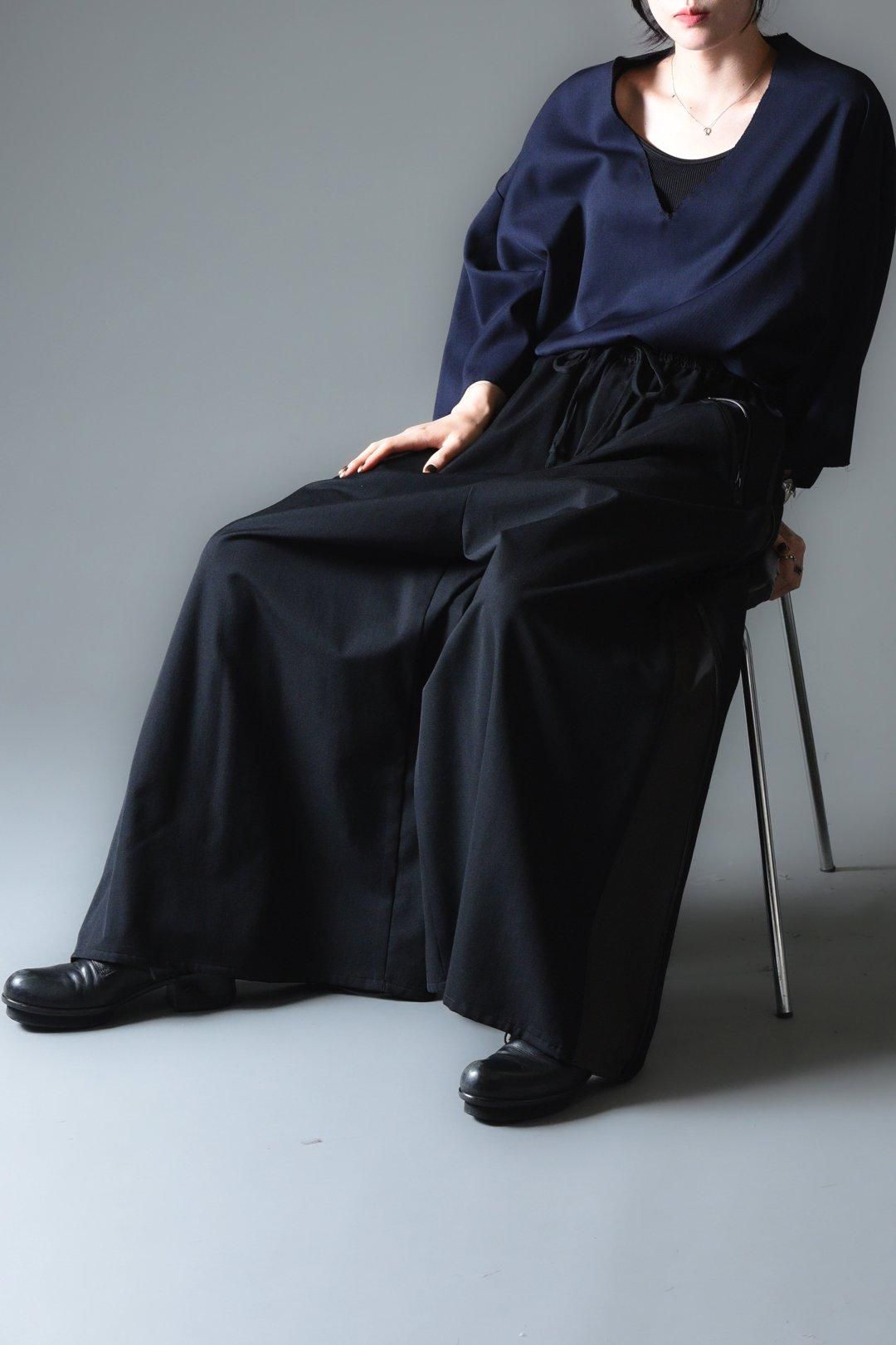 BISHOOL Wool Gabardine Big Track Pants - BISHOOL,Edwina Horl BISHOOL Wool Gabardine Big Track Pants - BISHOOL,Edwina Horl