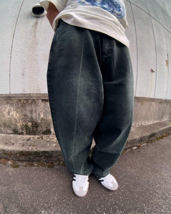 YARDSALE(ヤードセール)/ Bleached Phantasy Jeans (Emerald YARDSALE(ヤードセール)/ Bleached Phantasy Jeans (Emerald